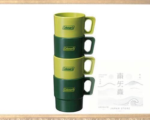 Coleman 2000036169 Easy Clean Camp Mug Set 4‑Piece Durable Outdoor ...