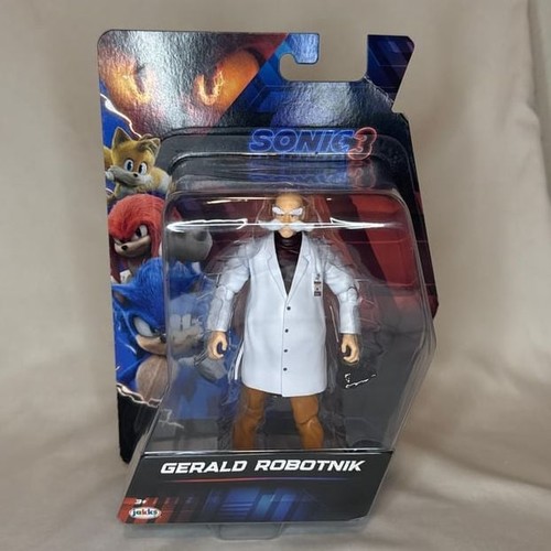 Sonic The Hedgehog 3 Movie GERALD ROBOTNIK GRANDPA Dr. Eggman Jakks ...