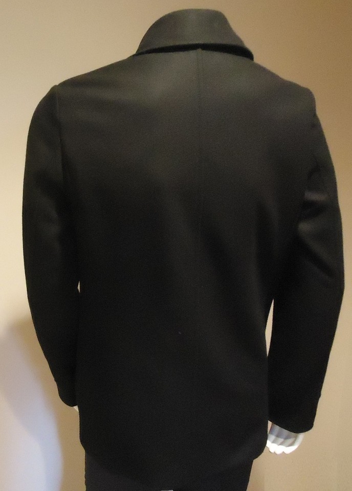 NWT HUGO (Red Label) by Hugo Boss Slim Fit Wool Blend Peacoat Coat ...