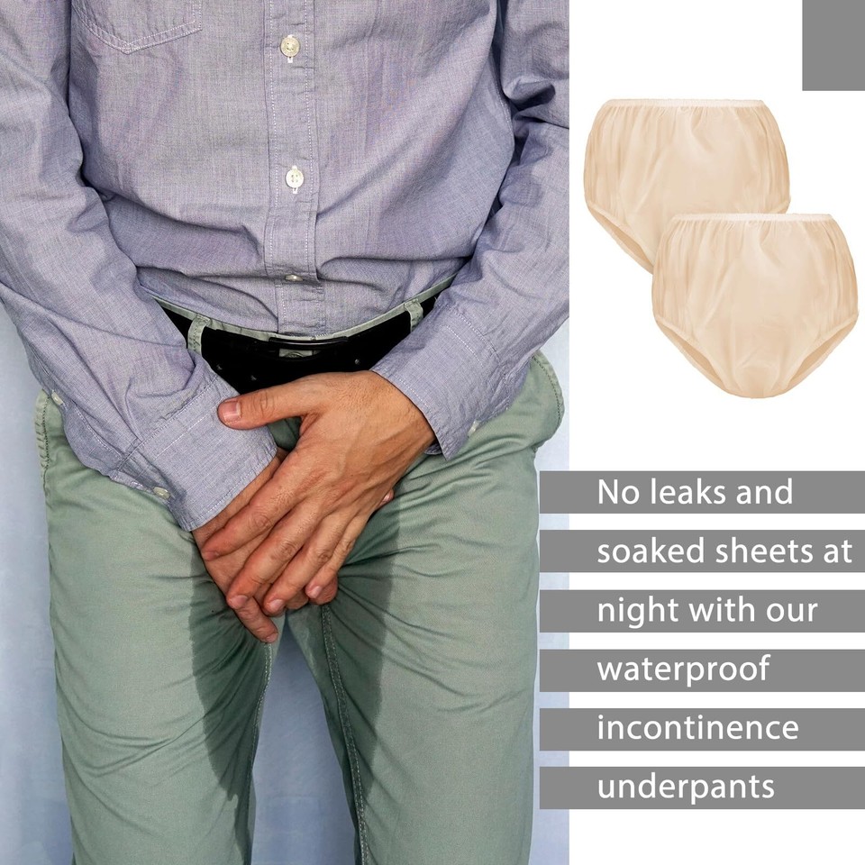 9 Pcs Waterproof Incontinence Underpants Plastic Pull on Cover Pants ...