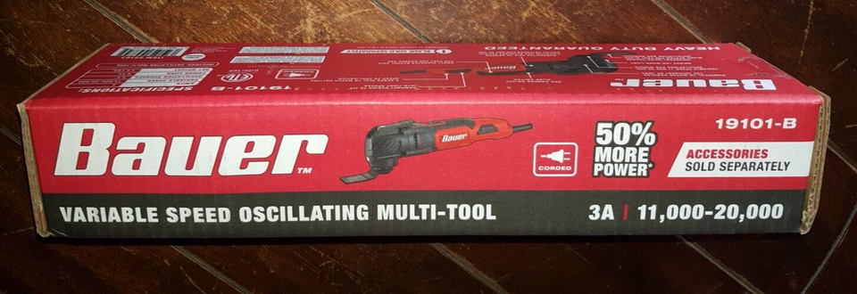 Bauer Variable Speed *Corded* Oscillating Multi-Tool - Item #19101-B | eBay