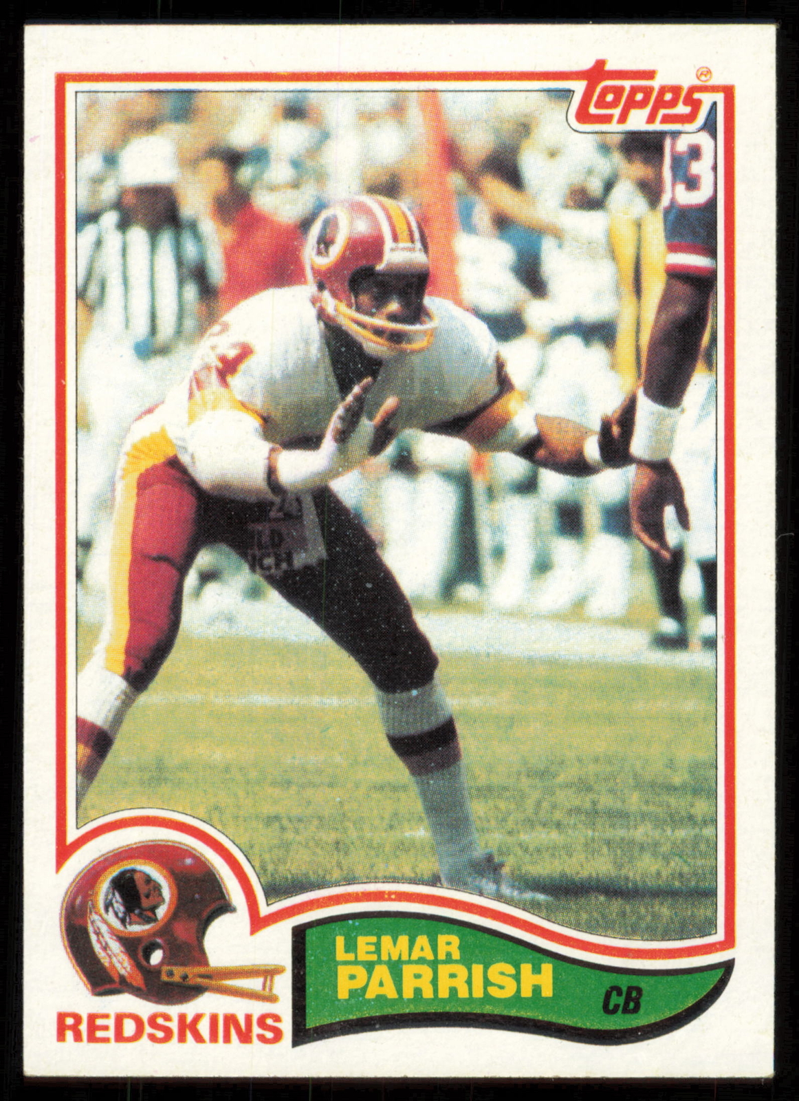 1982 Topps Football #519 Lemar Parrish Washington Redskins | eBay
