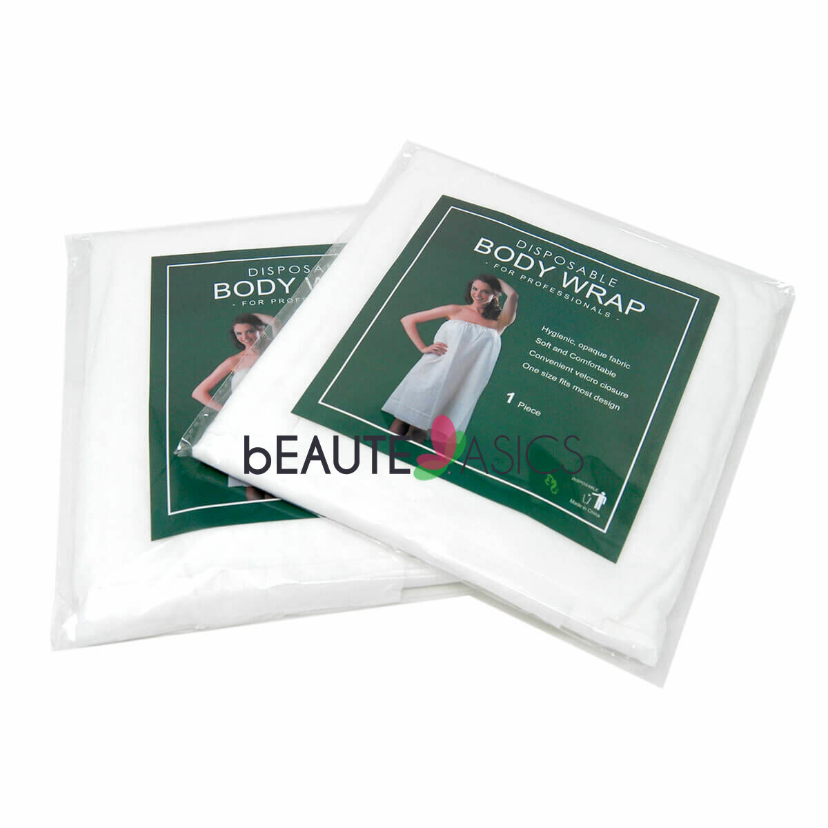 12 Disposable Spa Wrap Facial Body Wrap Gown with Closure for Client ...