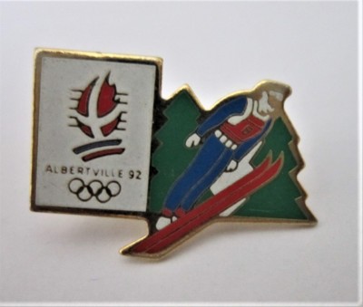 1992 ALBERTVILLE OLYMPICS SKI JUMPING Pin Badge 1 | eBay