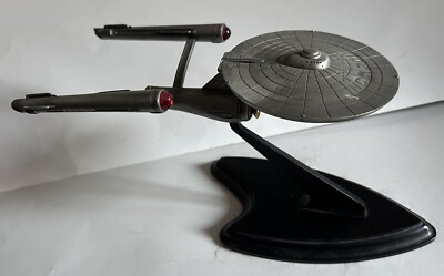 VINTAGE STAR TREK PEWTER USS ENTERPRISE NCC-1701 WITH STAND FRANKLIN ...