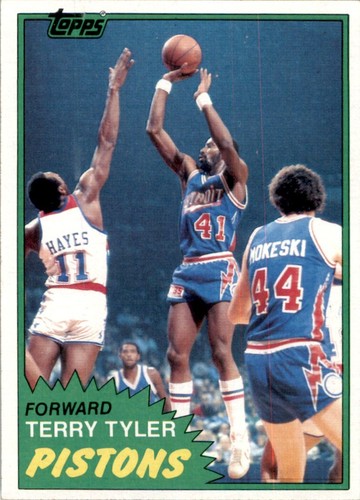 1981-82 Topps Basketball Terry Tyler (D) Detroit Pistons #MW84 | eBay