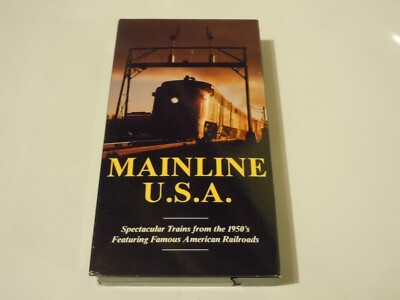 Train VHS Mainline USA Trains From The 50's Pentrex 1990 | eBay