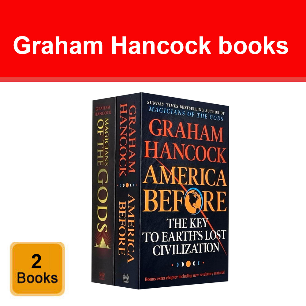 Graham Hancock 2 Books Collection Set Magicians of the Gods, America ...