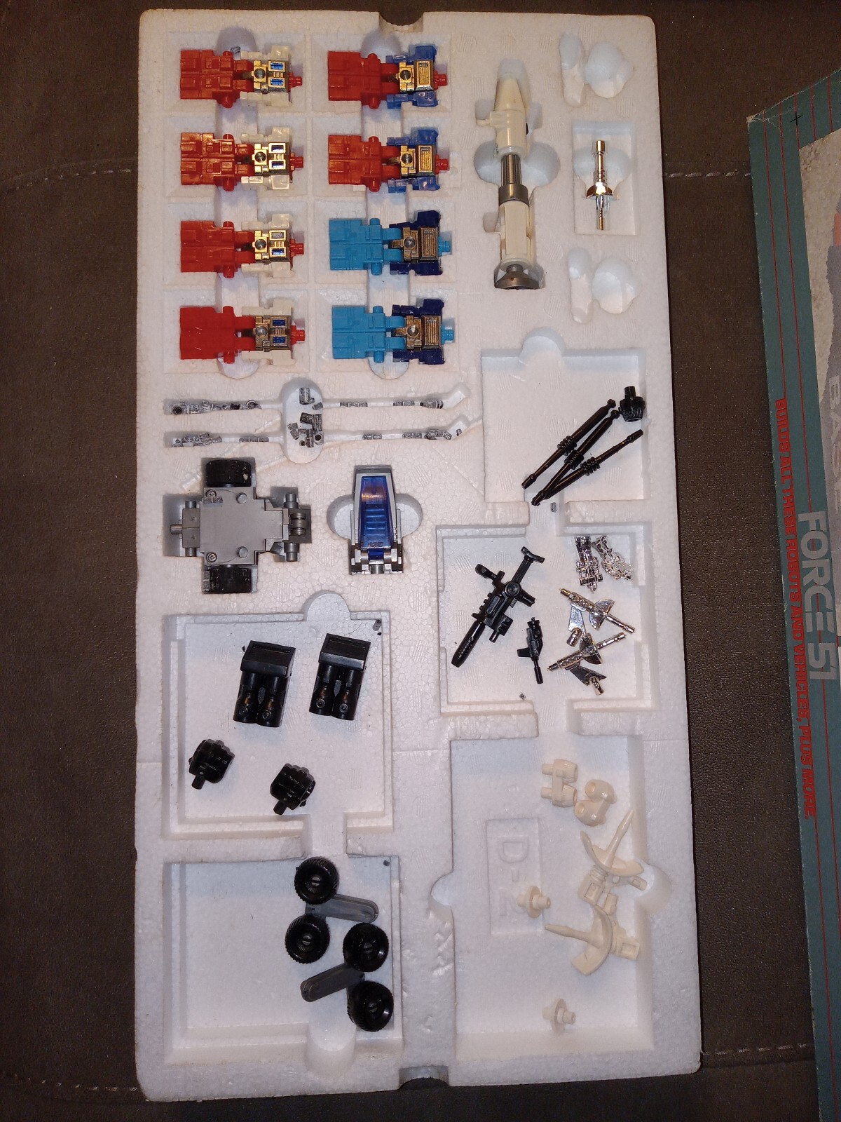 Robotech ROBOLINKS Force 51 w/box Near Complete Set by Takara 1985 Revell