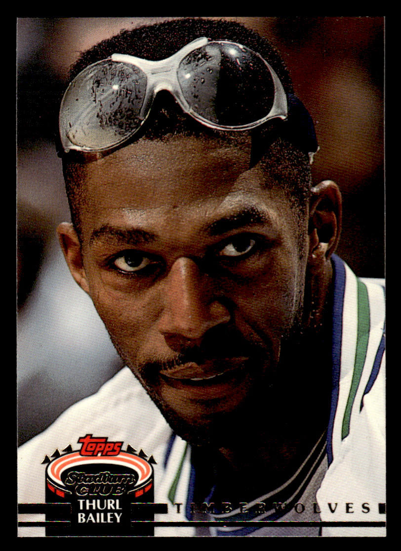 Thurl Bailey Minnesota Timberwolves 1992-93 Stadium Club #78 | eBay