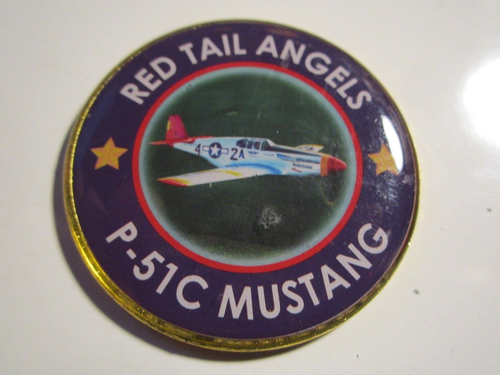 RED TAIL ANGELS P-51C MUSTANG CHALLENGE COIN - BBA34 | eBay