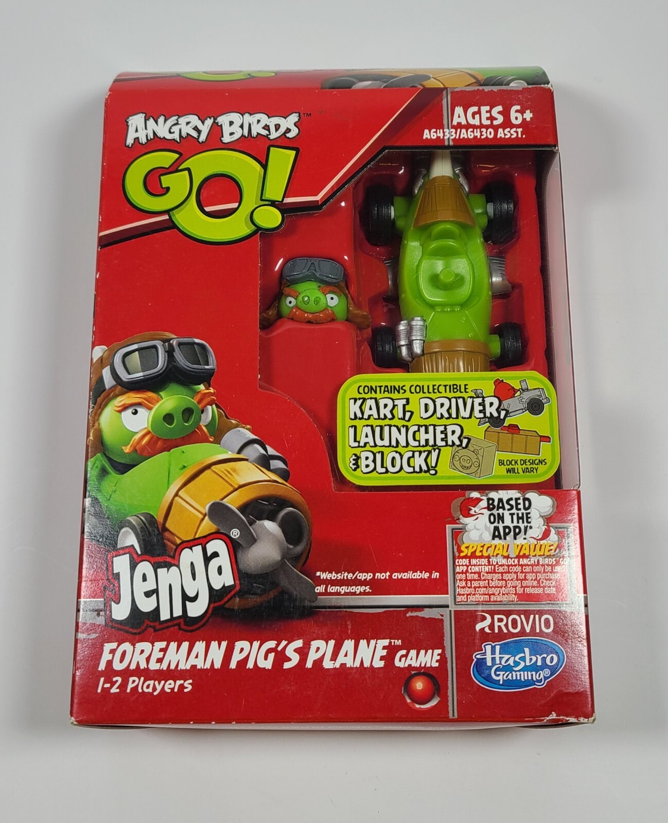 Angry Birds Go Jenga Red