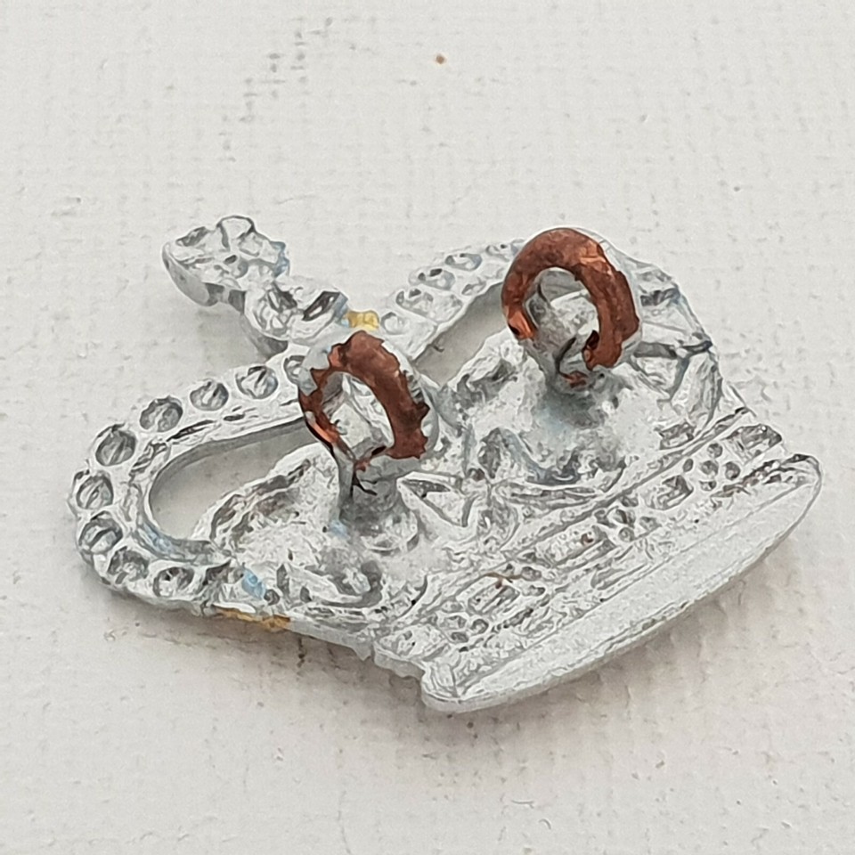 1953- Officers rank Queens crown non voided chromed north south lugs 25 ...