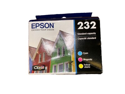 EPSON 232 Claria Ink Color Combo Pack, Cyan Magenta Yellow, EXP 02/2027 ...