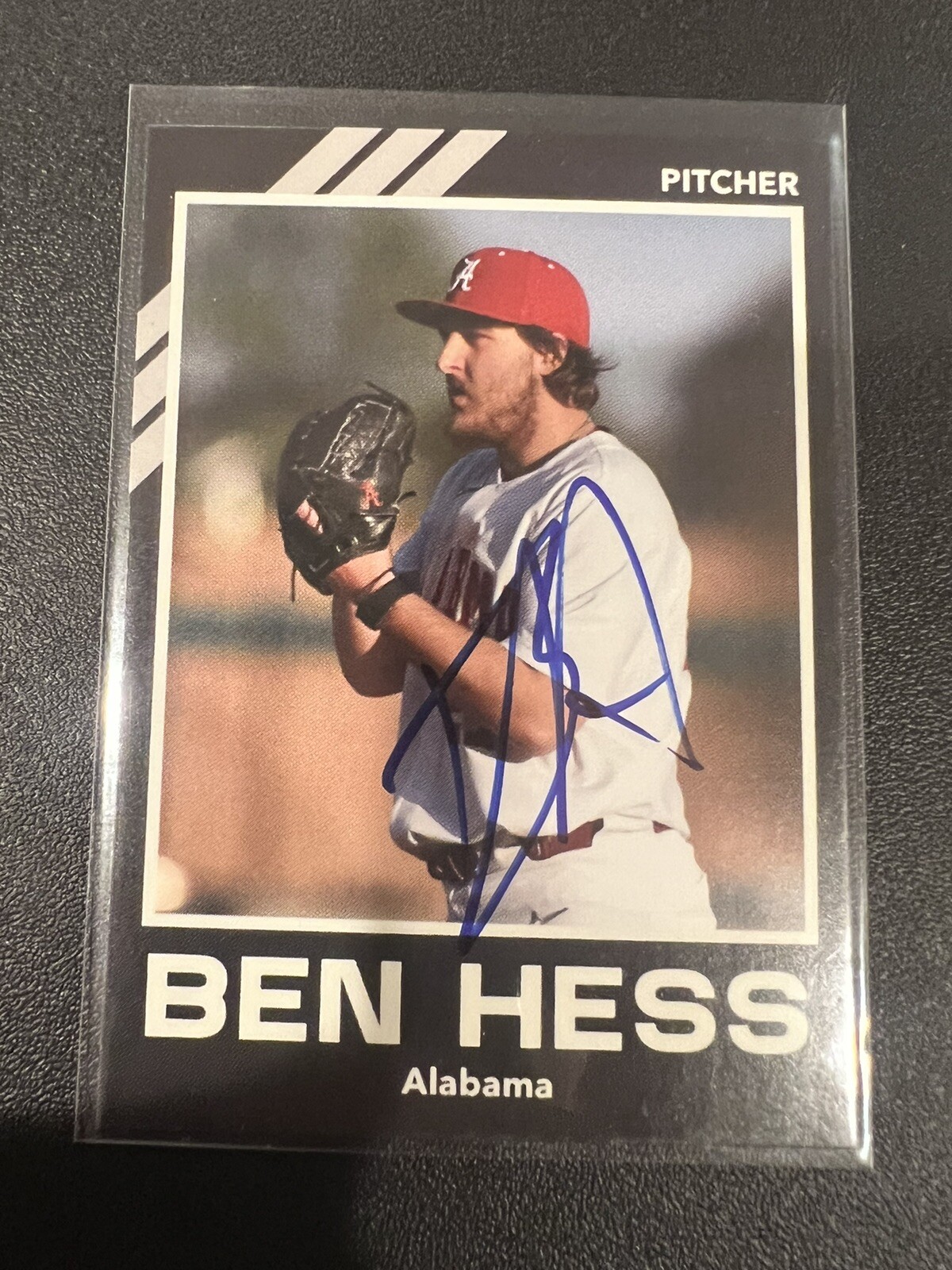 Ben Hess Autographed Alabama Baseball Card! NCAA! Top MLB Draft Pick NY ...