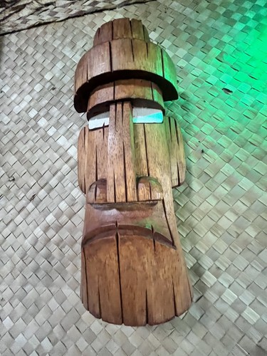 Easter Island Moai Hat Tiki Mask by Smokin' Tikis Hawaii Oceanic | eBay