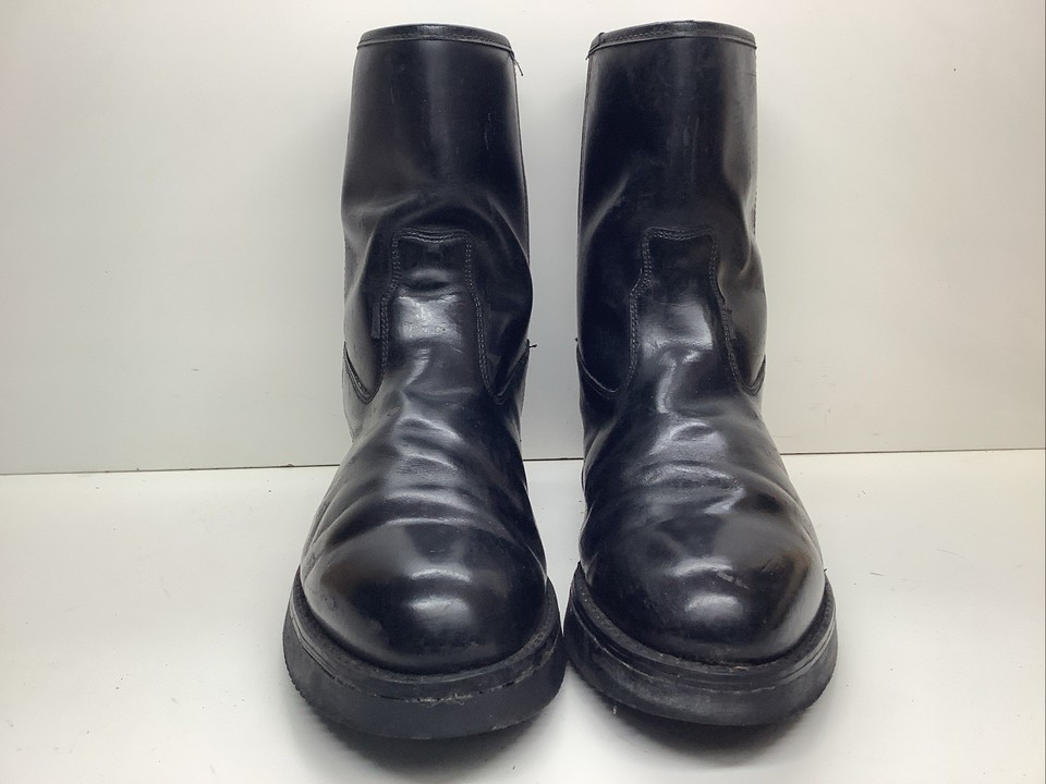VTG MENS UNBRANDED RIDING SHORT BLACK BOOTS SIZE 10.5 EEE | eBay