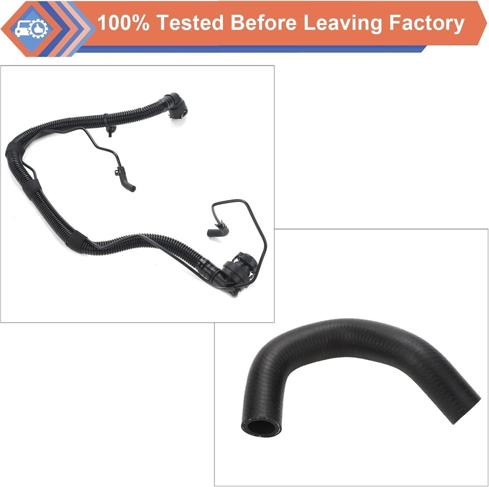 6 Pcs Engine Radiator Coolant & Heater Hose Set With PCV Pipe & Inlet ...