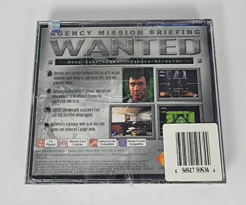 Syphon Filter 3 (Sony PlayStation 1, PS1, 2001) New, Sealed (Read ...