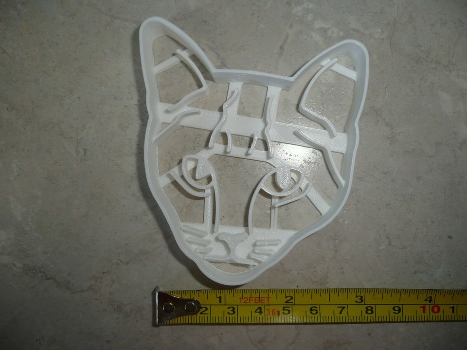 CAT FACE DETAILED FELINE KITTY KITTEN COOKIE CUTTER USA PR3855 | eBay