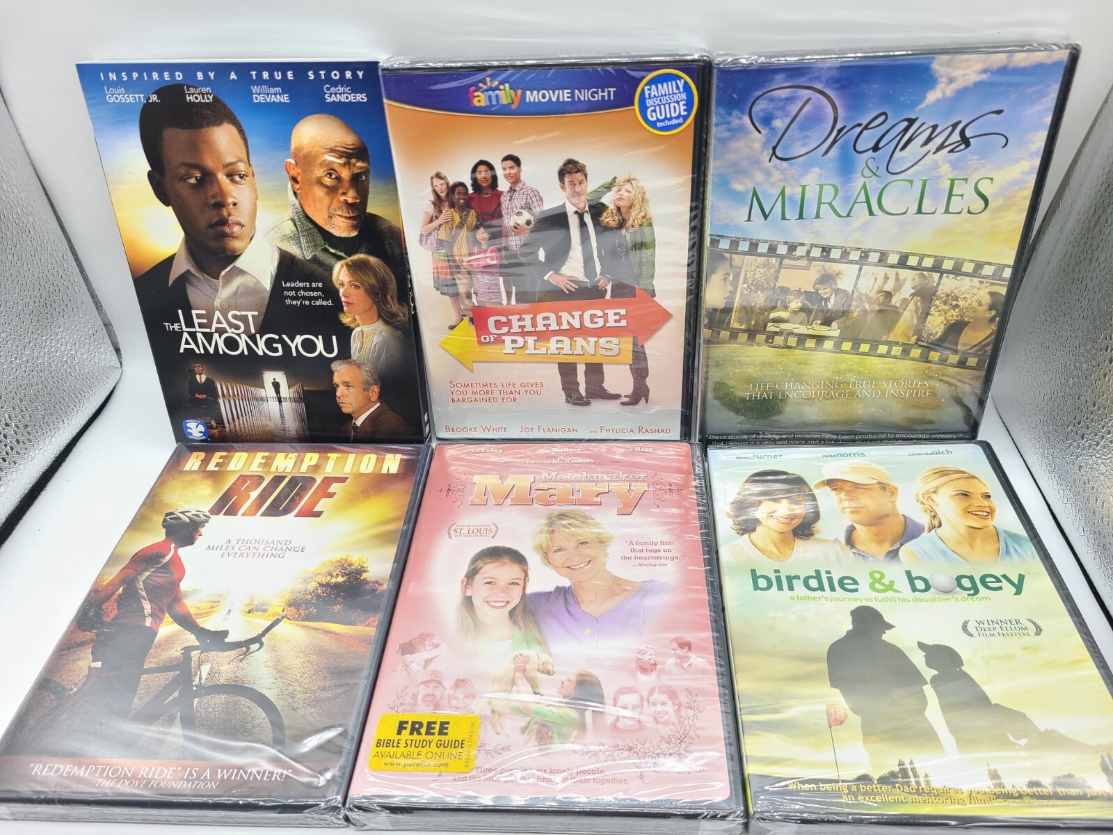 Christian DVD Lot Of 6, Family Approved, Pure Film, Faith, Least ...
