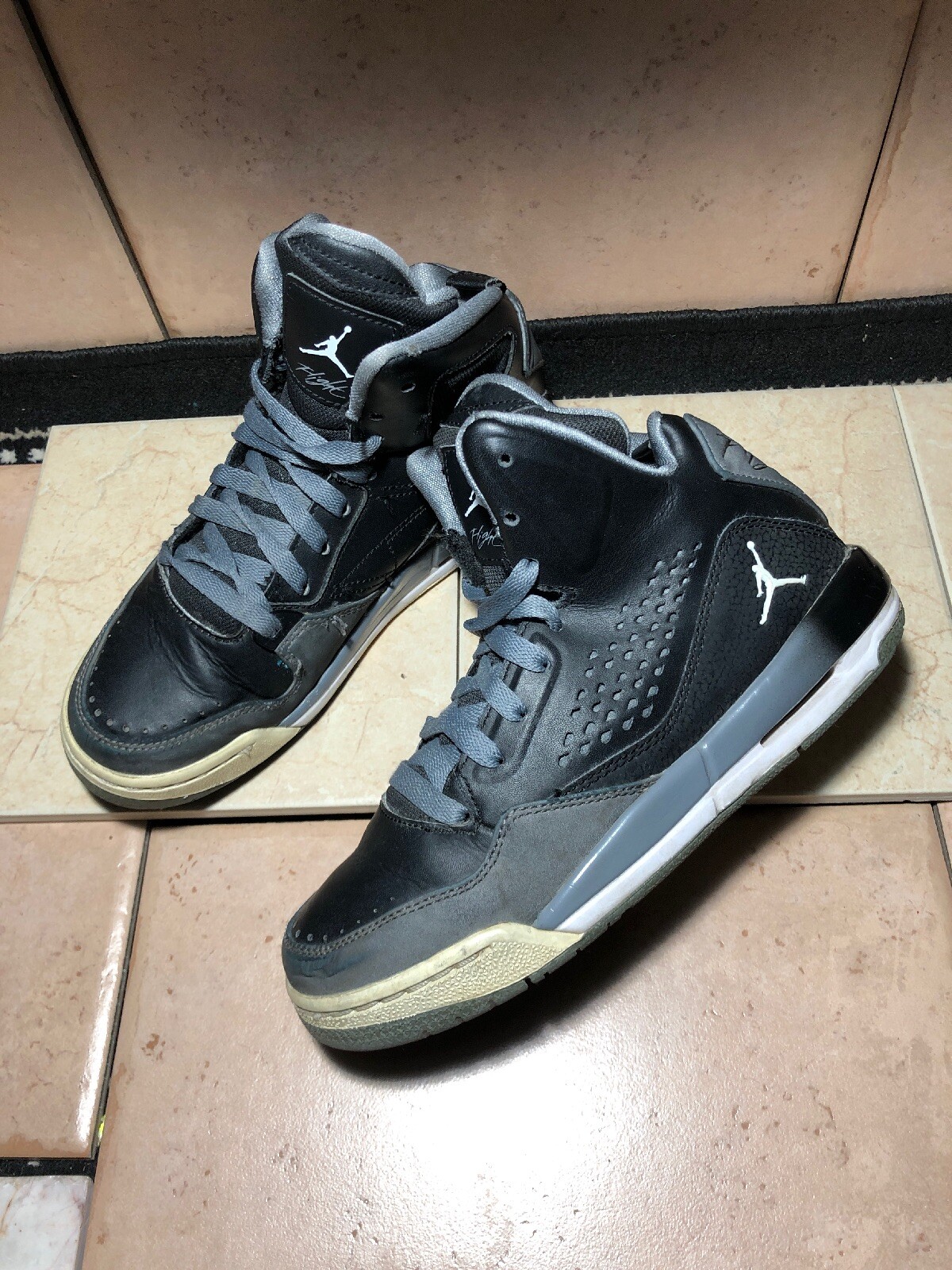 Nike 629942-013 Jordan Flight SC 3 Black Basketball Sneakers Youth Boy ...