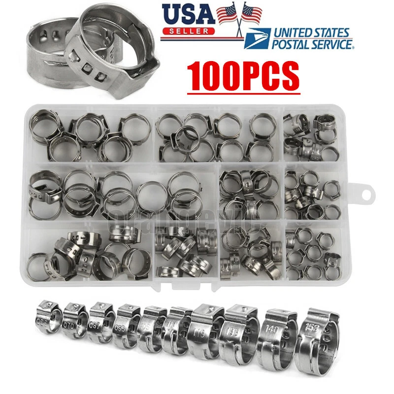 Crimp Hose Clamps Stainless