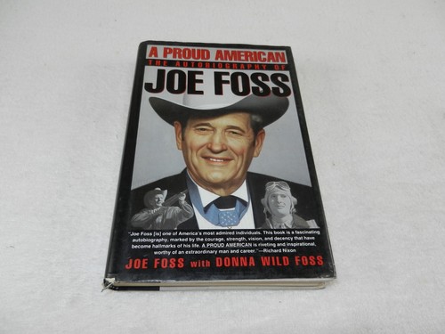 WW II Marine Ace Joe Foss "A PROUD AMERICAN" Signed by Medal of Honor ...