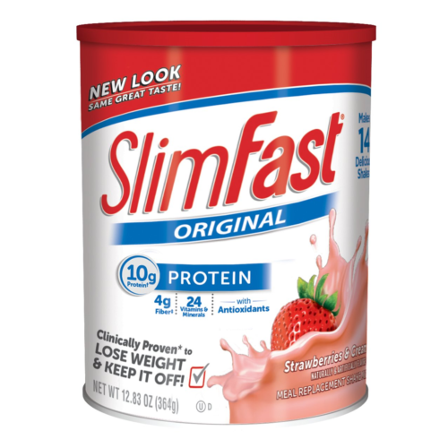 Slim Fast Original Meal Replacement Shake Mix Powder, Strawberries and ...