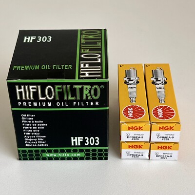 Yamaha Vmax VMX1200 1996-2007 Service Kit (HiFlo Oil Filter And NGK ...