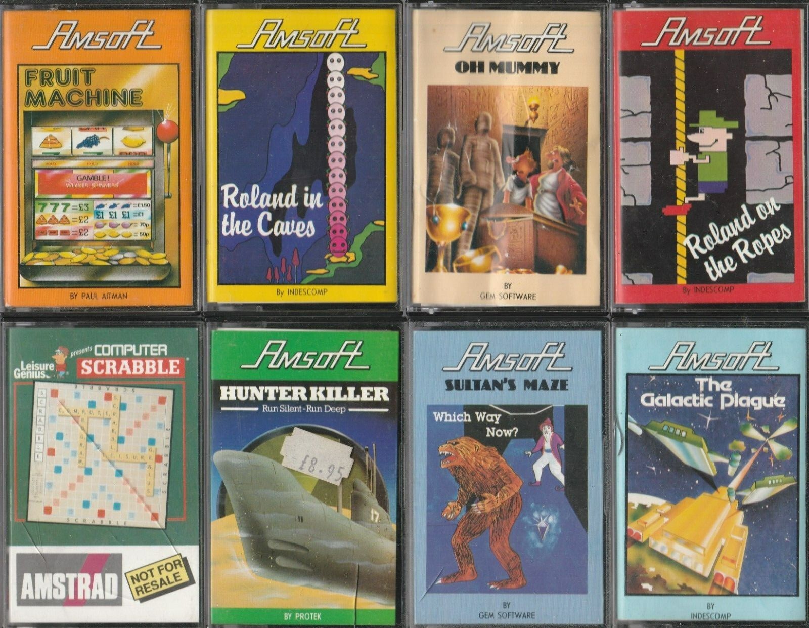 Vintage Amstrad Cpc464 Games- Choose Your Game - | eBay