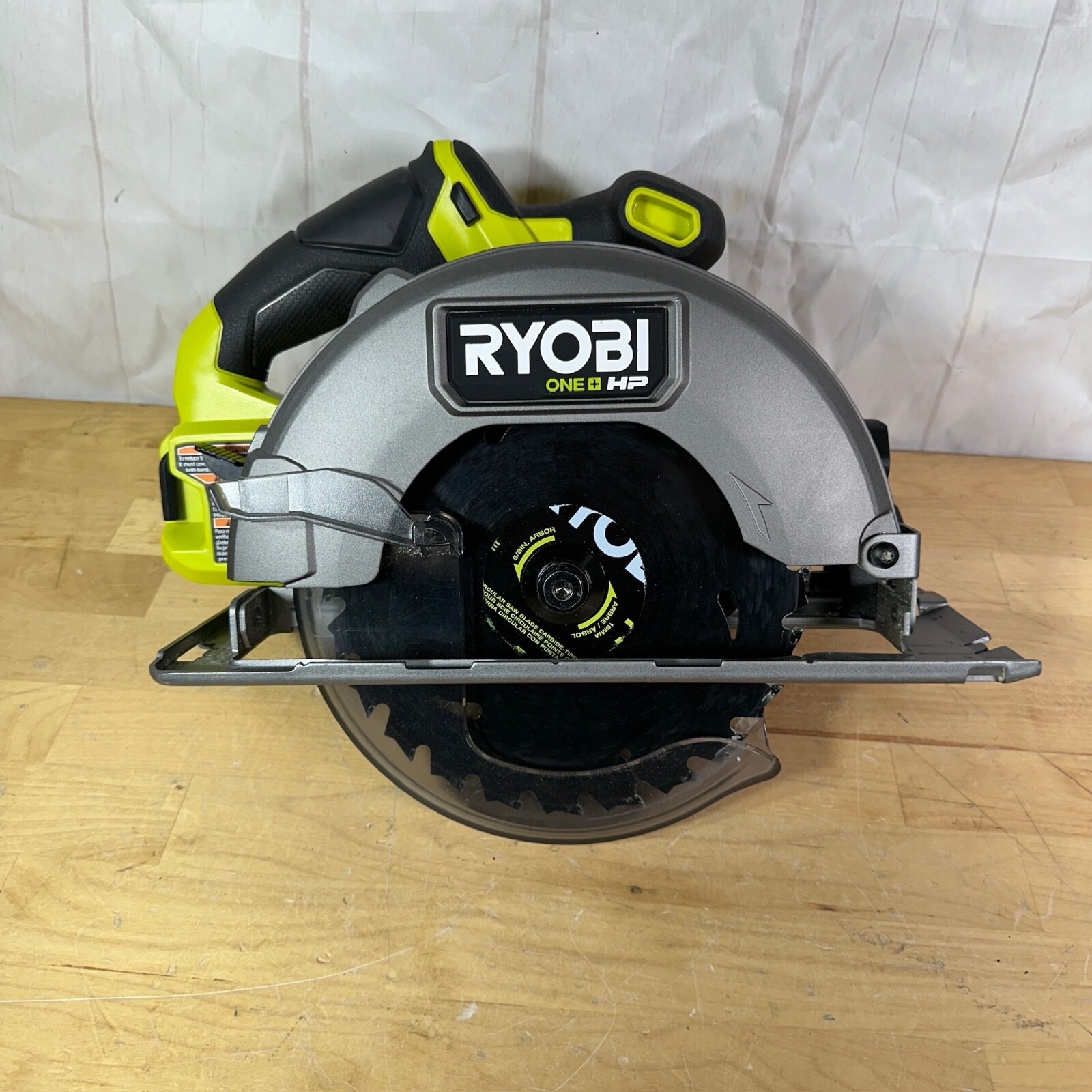 Ryobi ONE+ HP 18V Brushless Cordless 7-1/4 in. Circular Saw PBLCS300 ...
