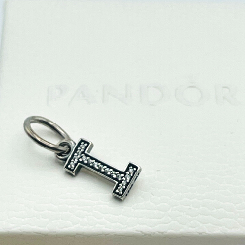 Pandora Sterling Initial Letter I Dangle Charm S925 ALE New Old Stock ...