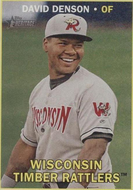 2016 Topps Heritage Minor League Edition - David Denson #55 (RC) for ...