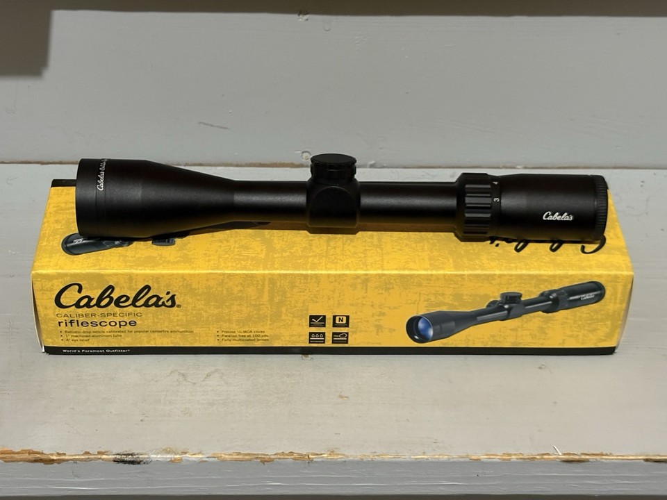 Cabelas Caliber Specific .223 Scope 3- 12x40 With Box | eBay