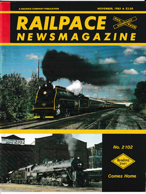 RAILPACE NEWSMAGAZINE Nov. 1985 Very Good Condition | eBay