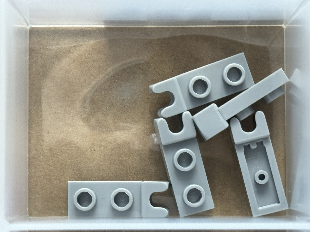 LEGO Parts - Light Bluish Gray Plate 1 x 2 Tow Socket End - No 14418 ...