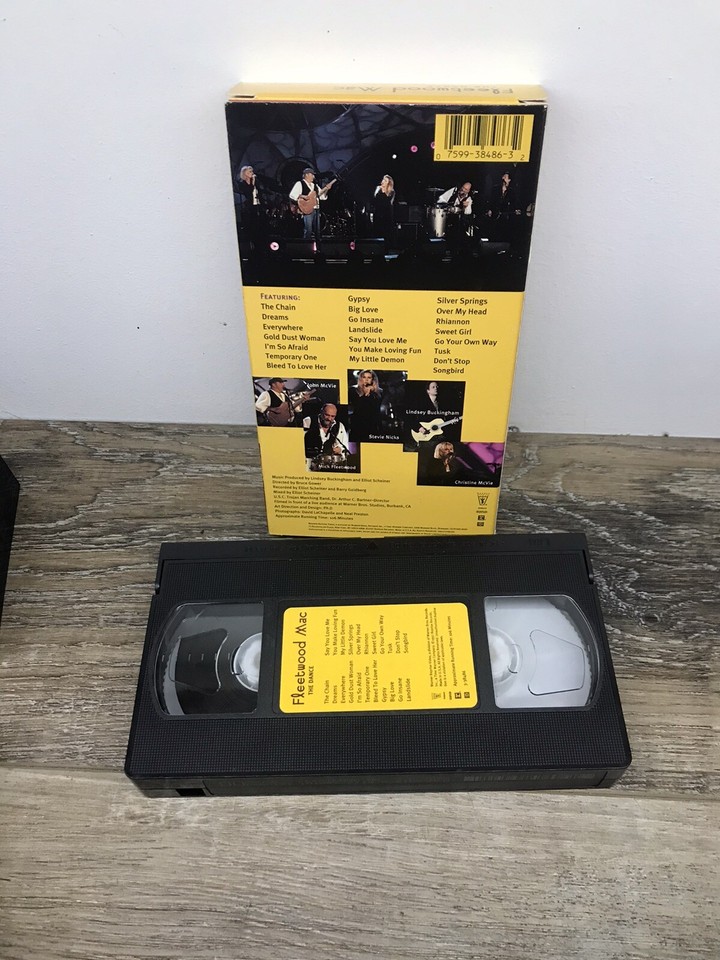 Fleetwood Mac, The Dance (VHS, 1997) Rock Music Concert, Stevie Nicks ...