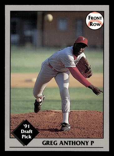 Greg Anthony 1991 Front Row Draft Picks #19 Taveras Bulldogs MINORS ...