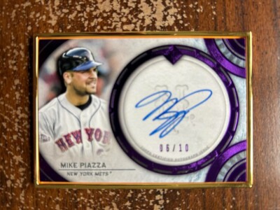 Mike Piazza, Image Variation Autograph-Purple /10 - 2022 Topps ...