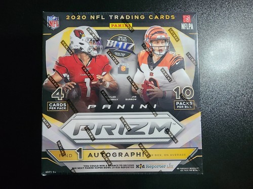 2020 Panini Prizm Football Mega Box Walmart 40 Cards Neon Green Pulsar ...
