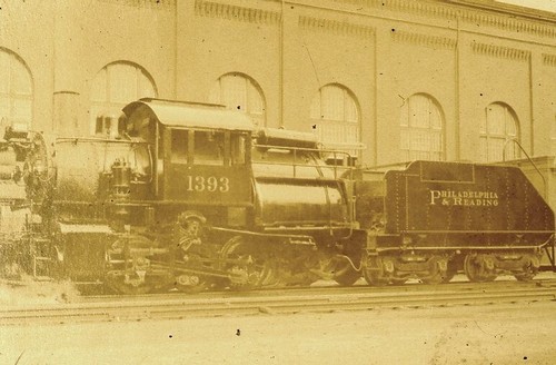 RDG reading railroad P&R 1393 camelback B&W slide | eBay