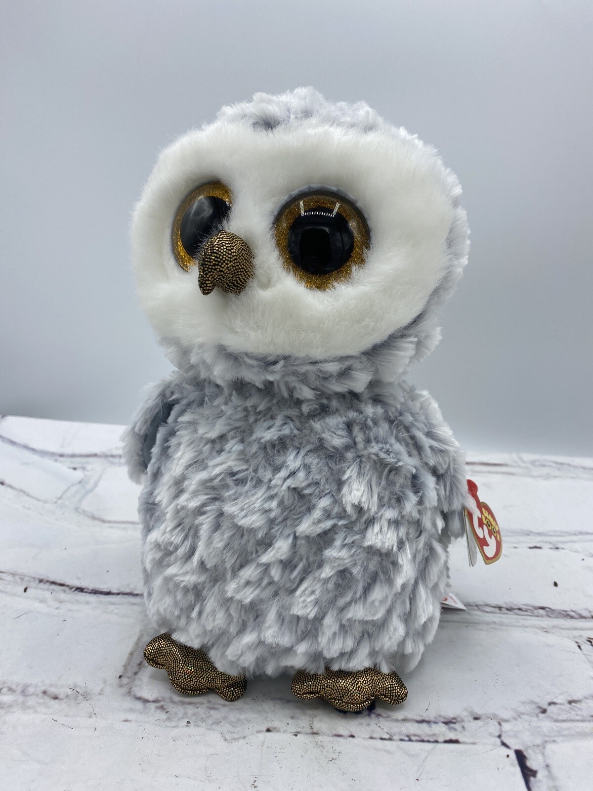 Ty Beanie Boos Owlette - White/Gray Owl Medium 9" | eBay