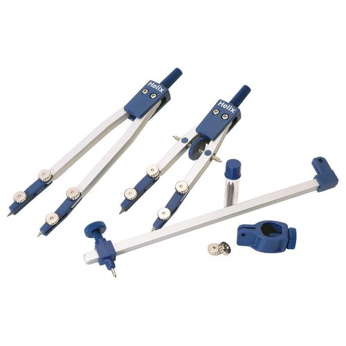 Helix Technical Precision Drawng Set Thumbwheel Compass Clamp ...