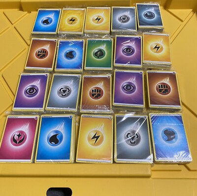 Lot of 20 Sealed Pokemon Energy Packs from Elite Trainer Boxes | eBay