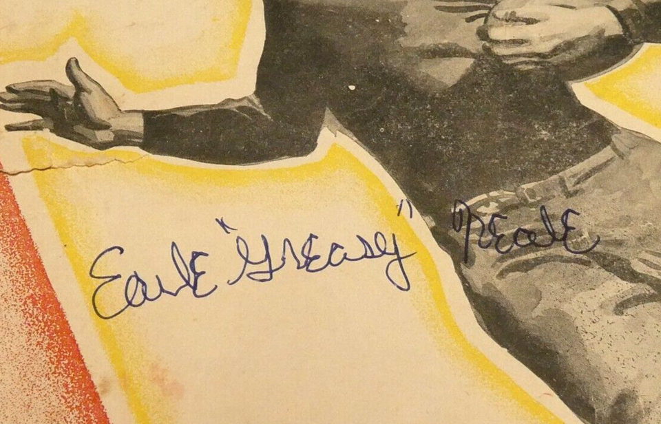 Earle Greasy Neale Football HOF Signed 1931 Football Program Kansas ...