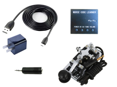 HF Shortwave Radio Station Morse Code CW Trainer + Telegraph Automatic ...