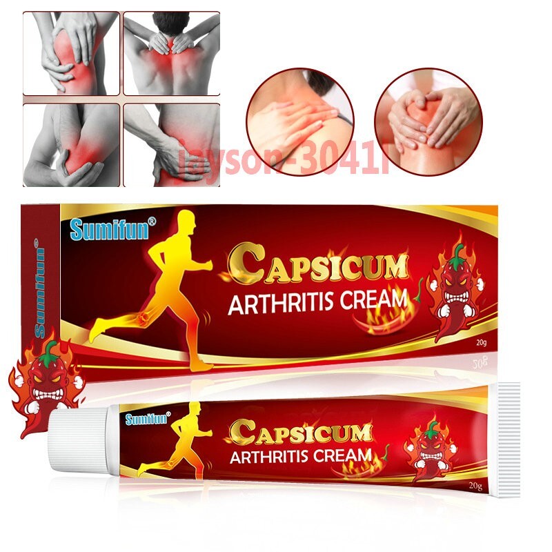 1-3Pcs Capsaicin Rheumatoid Arthritis Joint Pain Relief Capsicum ...