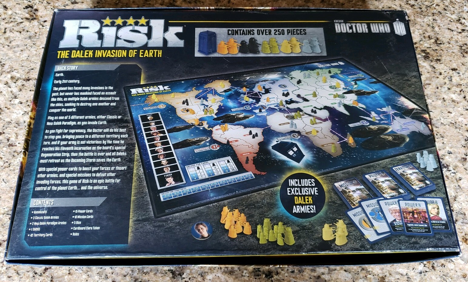 Doctor Who Risk - The Dalek Invasion of Earth Edition Board Game ...