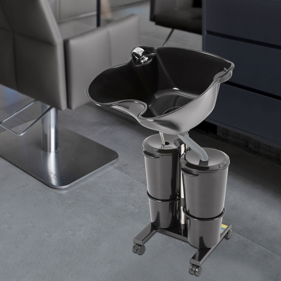 Backwash Shampoo Bowl Basin Portable Hairdress Spa Salon Hair Washing ...